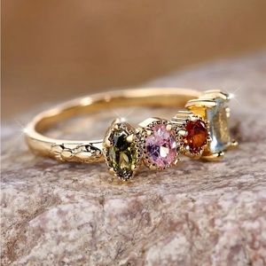 Jewelry | Vintage Style Colorful Ring | Poshmark
